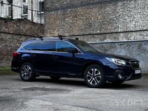 Blue Subaru Outback 2021 in Riga, with an engine capacity of 2.40 L and mileage of 124 thousand km for 19900 €, photo 4 on AUTOMOTO.COM.LV