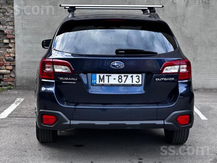 Blue Subaru Outback 2021 in Riga, with an engine capacity of 2.40 L and mileage of 124 thousand km for 19900 €, photo 11 on AUTOMOTO.COM.LV