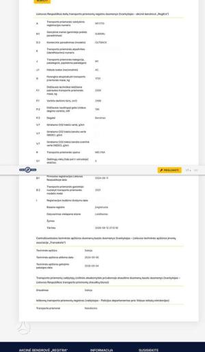 Синий Субару Аутбек 2021 в Клайпеда, объемом двигателя 2.50 л и пробегом 41 тыс. км за 14700 €, фото 28 на AUTOMOTO.COM.LV