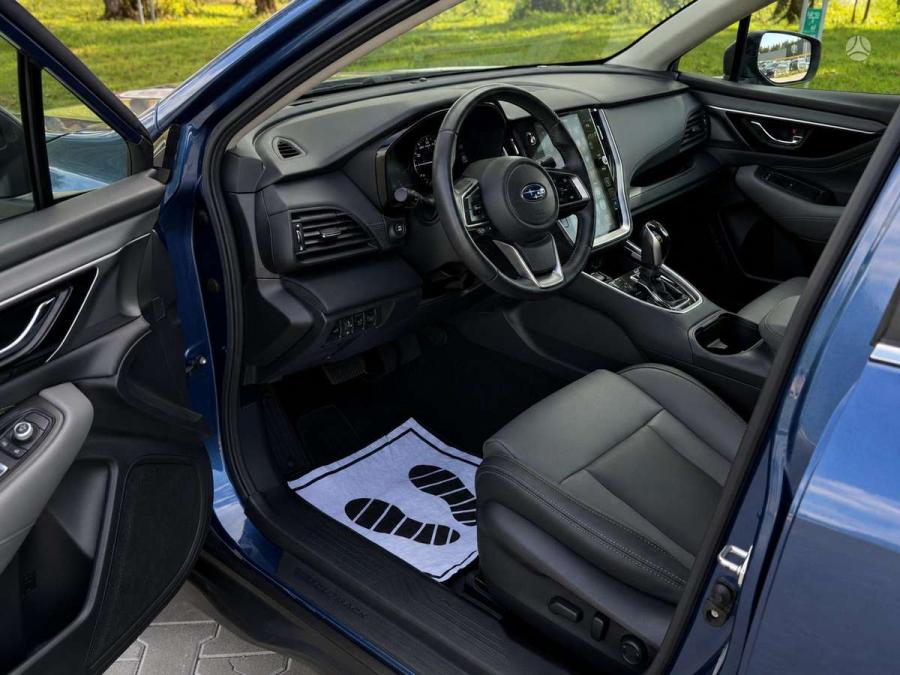 Blue Subaru Outback 2021 in Vilnius, with an engine capacity of 2.50 L and mileage of 81 thousand km for 21900 €, photo 16 on AUTOMOTO.COM.LV