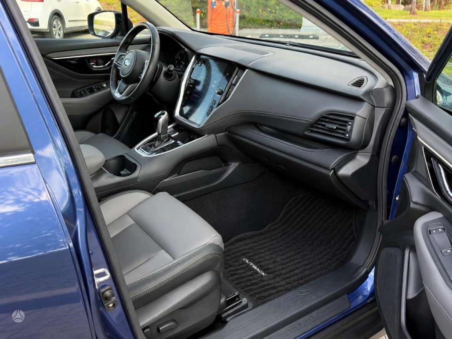 Blue Subaru Outback 2021 in Vilnius, with an engine capacity of 2.50 L and mileage of 81 thousand km for 21900 €, photo 21 on AUTOMOTO.COM.LV