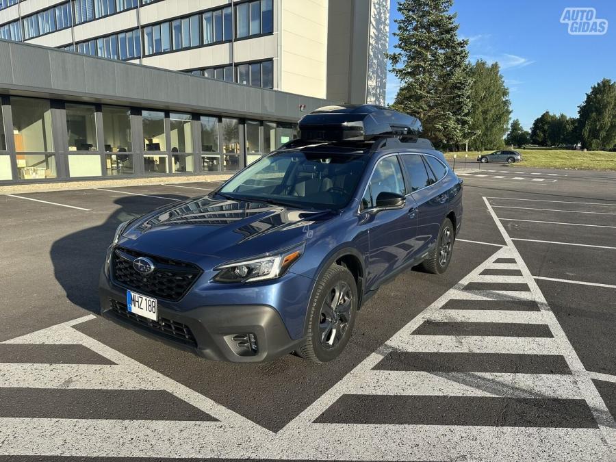 Blue Subaru Outback 2022 in Kaunas, with an engine capacity of 2.40 L and mileage of 119 thousand km for 24499 €, photo 1 on AUTOMOTO.COM.LV