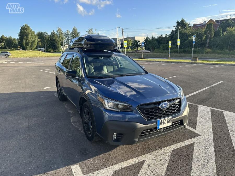 Blue Subaru Outback 2022 in Kaunas, with an engine capacity of 2.40 L and mileage of 119 thousand km for 24499 €, photo 5 on AUTOMOTO.COM.LV