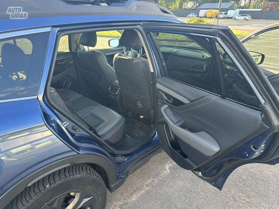 Blue Subaru Outback 2022 in Kaunas, with an engine capacity of 2.40 L and mileage of 119 thousand km for 24499 €, photo 11 on AUTOMOTO.COM.LV