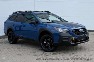 Blue Subaru Outback 2022 in Kretinga, with an engine capacity of 2.39 L and mileage of 74 thousand km for 28750 €, photo 1 on AUTOMOTO.COM.LV