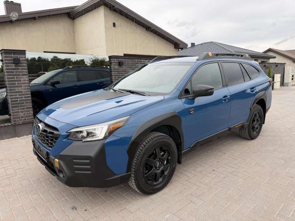 Blue Subaru Outback 2023 in Siauliai, with an engine capacity of 2.39 L and mileage of 75 thousand km for 23500 €, photo 3 on AUTOMOTO.COM.LV