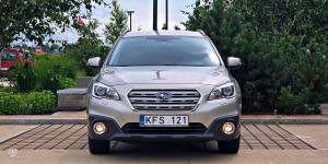 Brown Subaru Outback 2018 in Vilnius, with an engine capacity of 2.00 L and mileage of 166 thousand km for 13990 €, photo 4 on AUTOMOTO.COM.LV