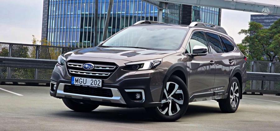 Brown Subaru Outback 2022 in Vilnius, with an engine capacity of 2.50 L and mileage of 113 thousand km for 29900 €, photo 1 on AUTOMOTO.COM.LV