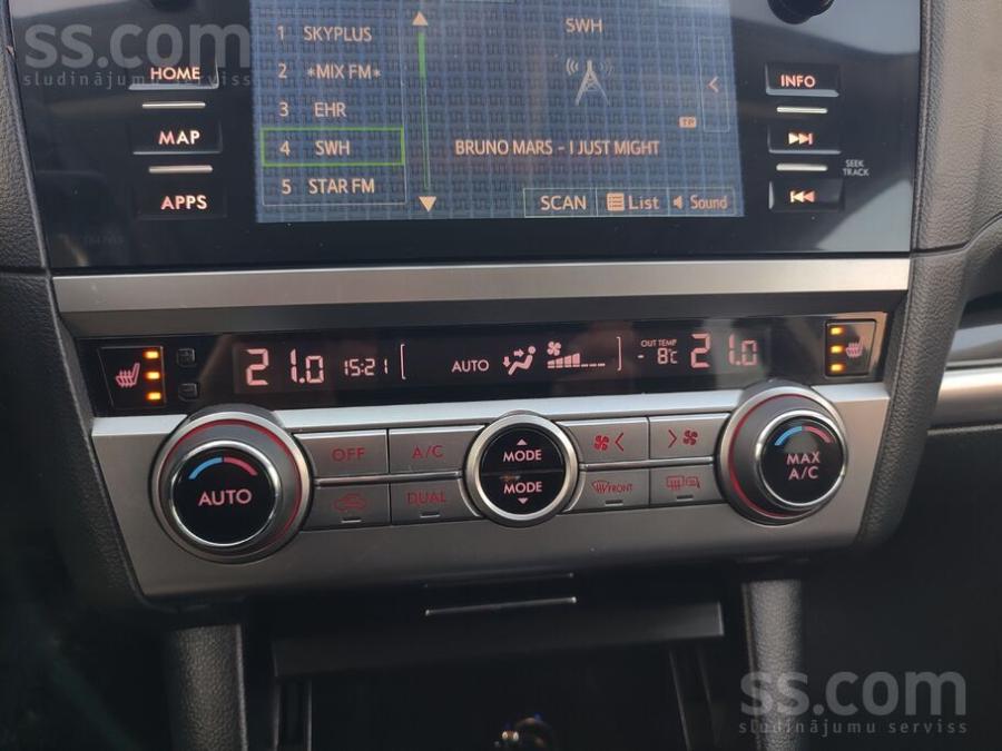 Brown Subaru Outback 2015 in Riga, with an engine capacity of 2.50 L and mileage of 190 thousand km for 12970 €, photo 24 on AUTOMOTO.COM.LV