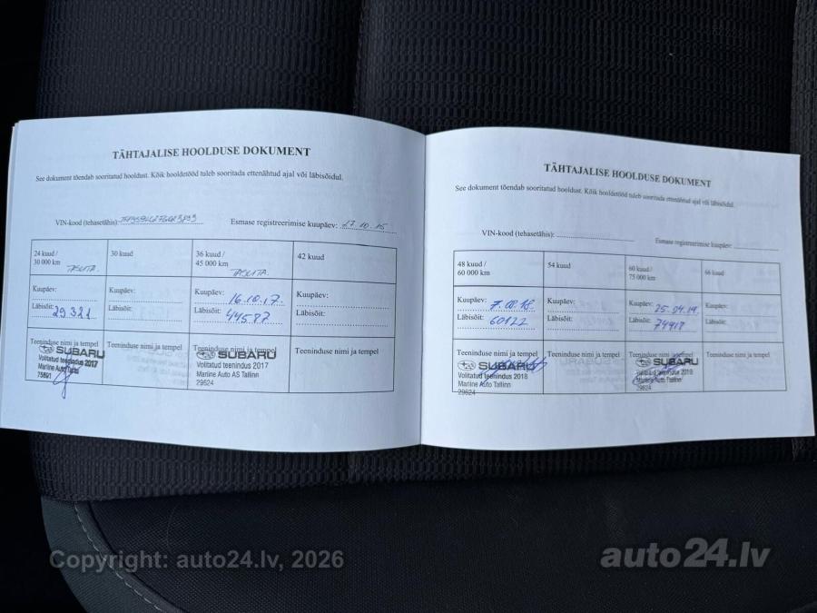 Коричневый Субару Аутбек 2015 в Таллин, объемом двигателя 2.50 л и пробегом 236 тыс. км за 9495 €, фото 27 на AUTOMOTO.COM.LV