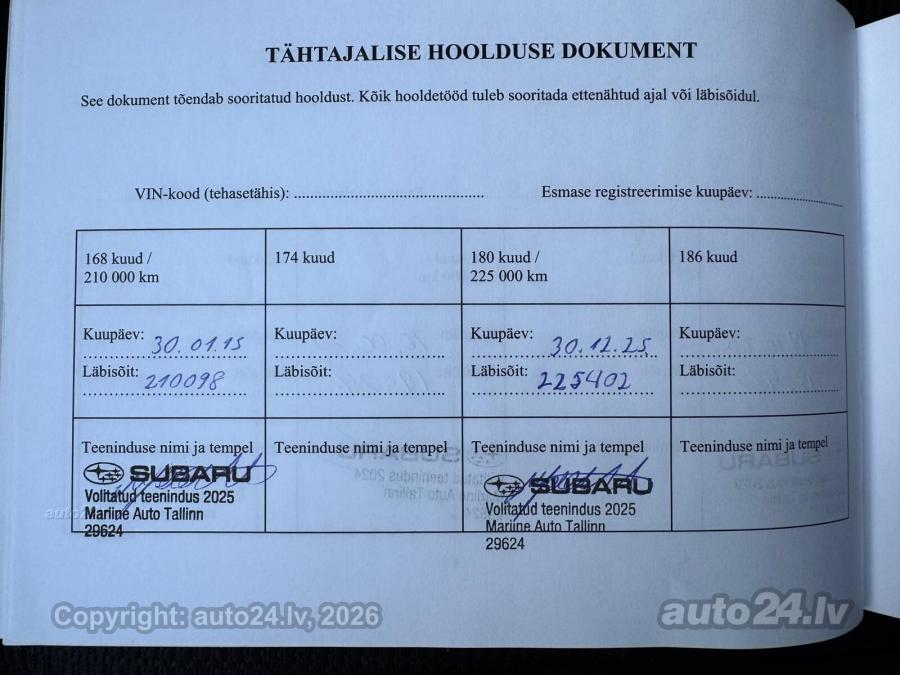 Коричневый Субару Аутбек 2015 в Таллин, объемом двигателя 2.50 л и пробегом 236 тыс. км за 9495 €, фото 30 на AUTOMOTO.COM.LV