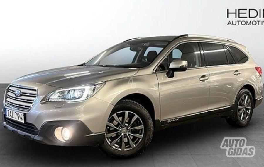Brown Subaru Outback 2017 in Kaunas, with an engine capacity of 0.00 L and mileage of 74 thousand km for 25380 €, photo 1 on AUTOMOTO.COM.LV