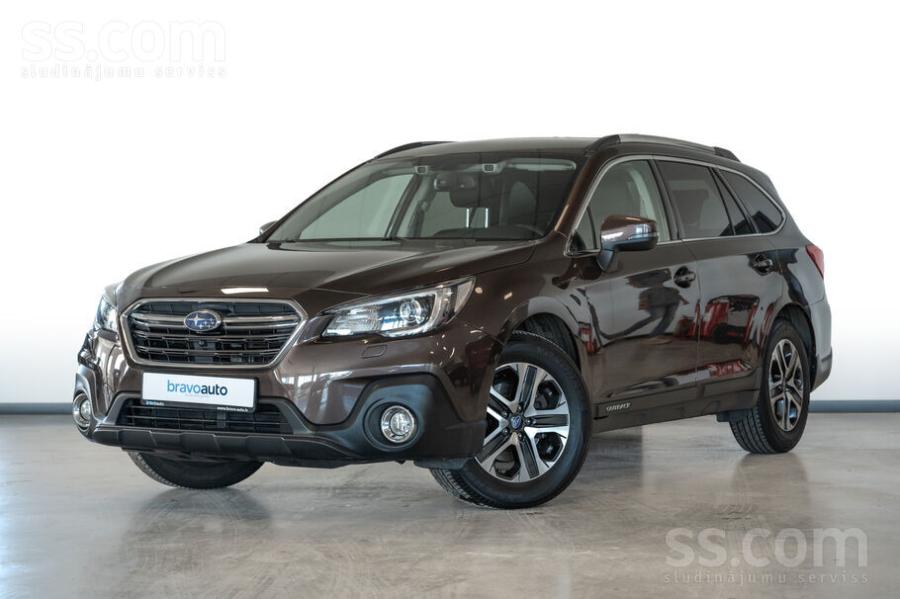 Brown Subaru Outback 2019 in Riga, with an engine capacity of 2.50 L and mileage of 84 thousand km for 19990 €, photo 1 on AUTOMOTO.COM.LV