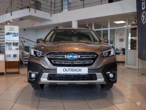 Brown Subaru Outback 2025 in Kaunas, with an engine capacity of 2.50 L and mileage of 0 thousand km for 35490 €, photo  on AUTOMOTO.COM.LV