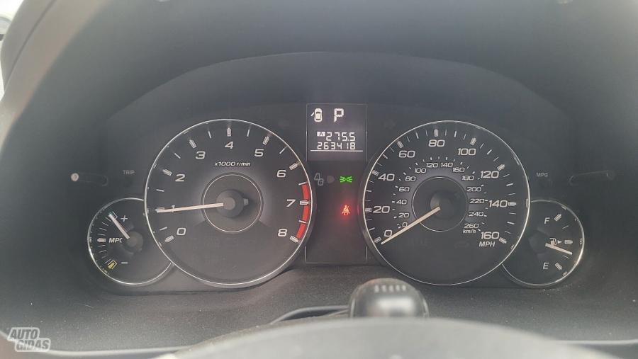 Subaru Outback 2012 in Vilnius, with an engine capacity of 3.60 L and mileage of 263 thousand km for 6800 €, photo 10 on AUTOMOTO.COM.LV