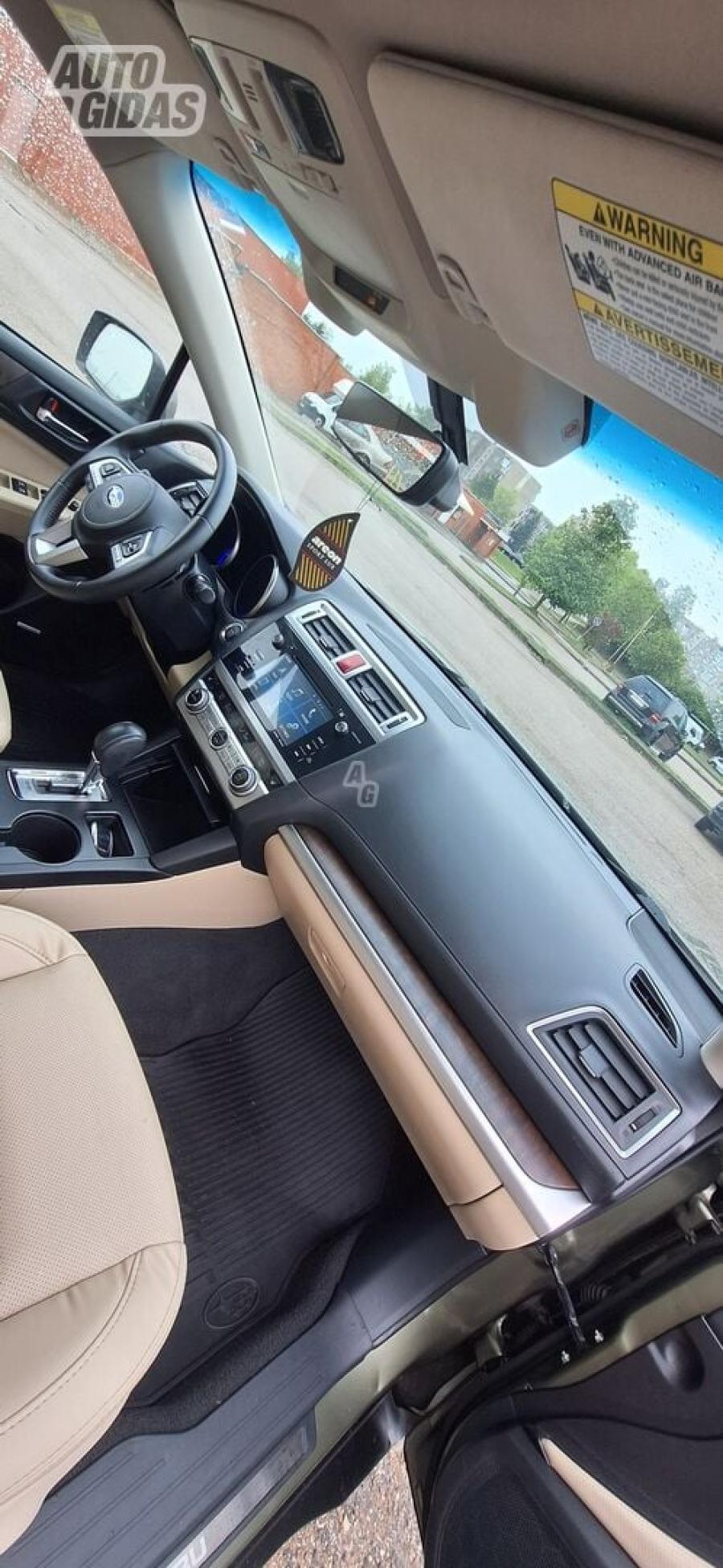 Subaru Outback 2017 Alīta, ar dzinēja tilpumu 2.50 L un nobraukumu 116 tūkst. km par 15500 €, foto 6 vietnē AUTOMOTO.COM.LV