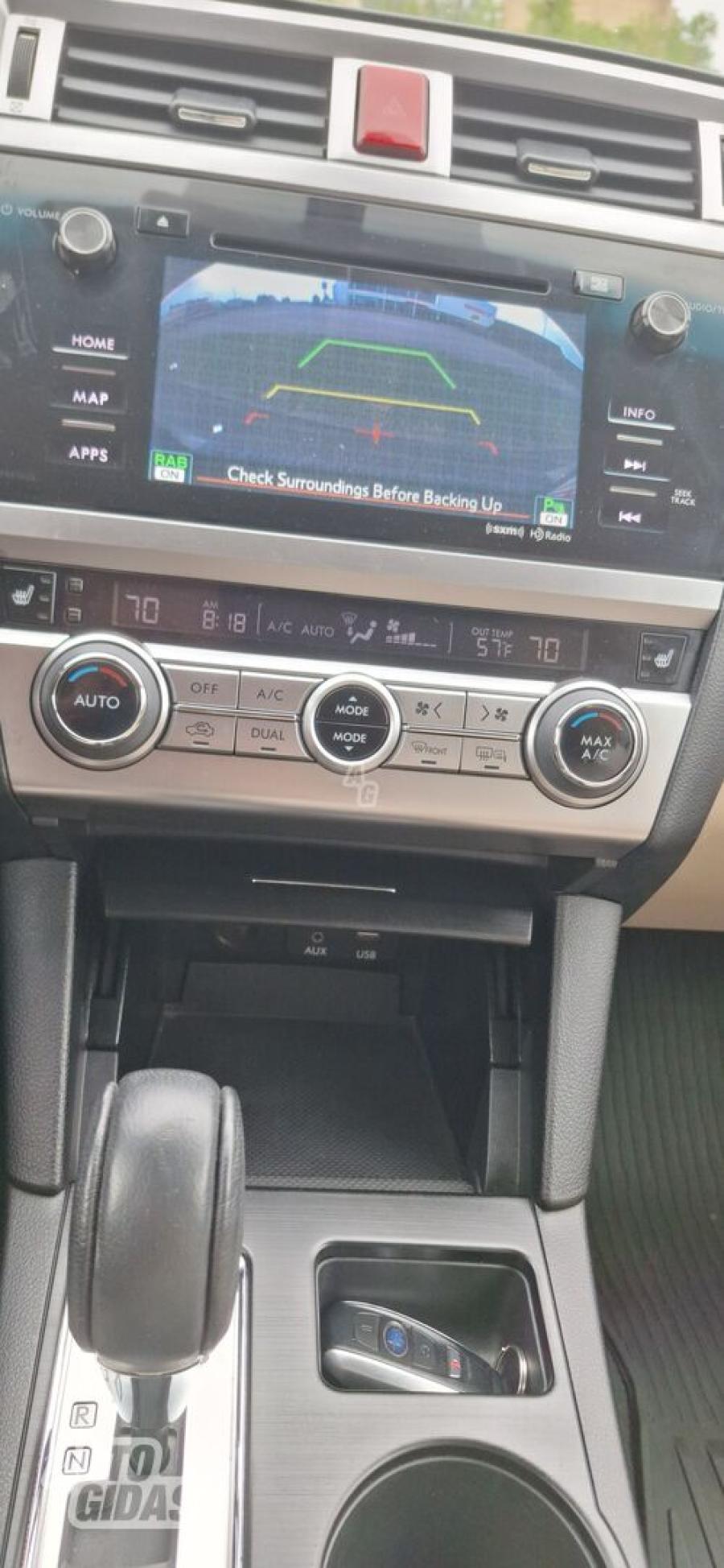 Subaru Outback 2017 Alīta, ar dzinēja tilpumu 2.50 L un nobraukumu 116 tūkst. km par 15500 €, foto 23 vietnē AUTOMOTO.COM.LV