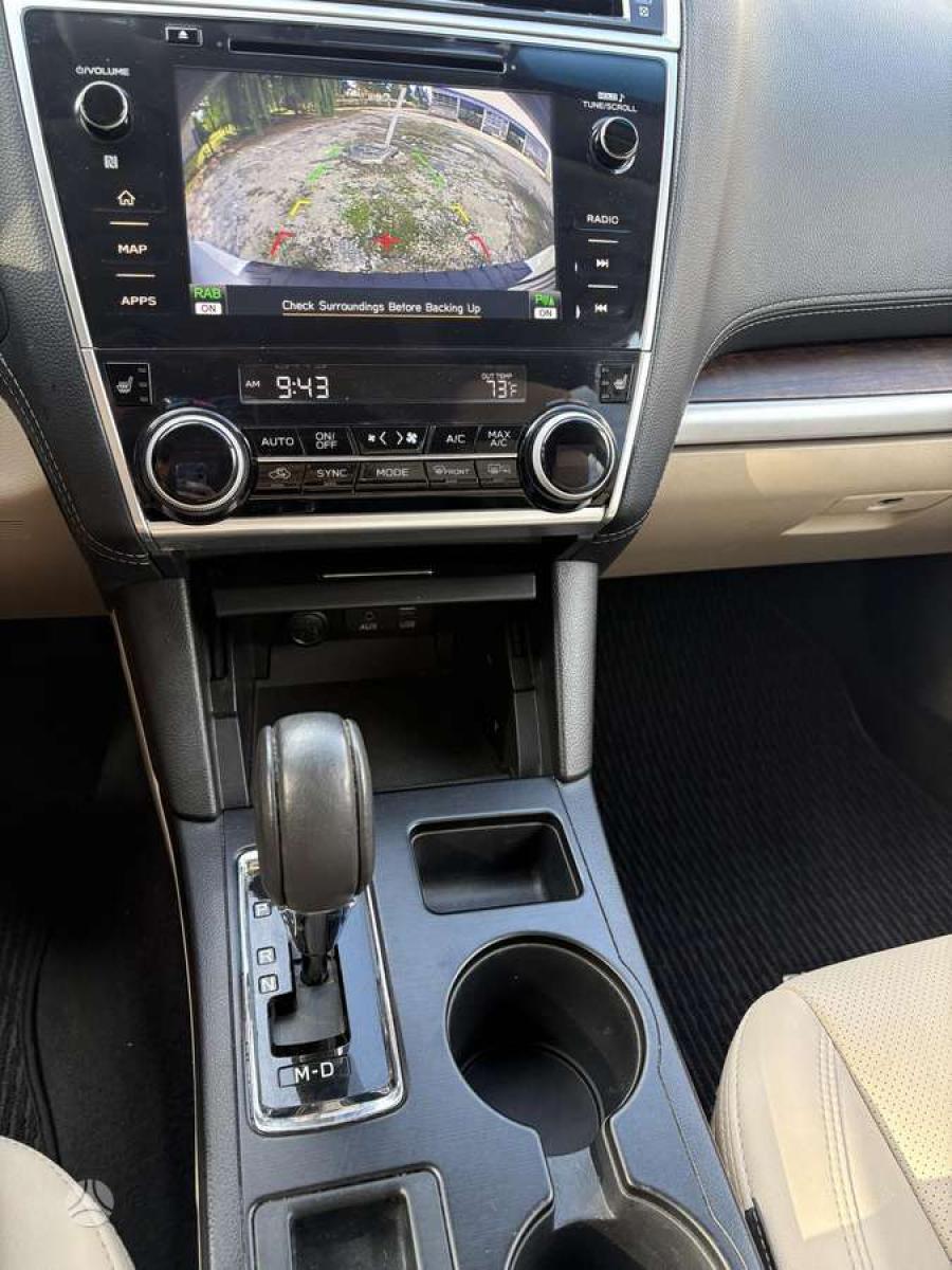 Subaru Outback 2018 in Raseiniai, with an engine capacity of 3.60 L and mileage of 125 thousand km for 17600 €, photo 10 on AUTOMOTO.COM.LV