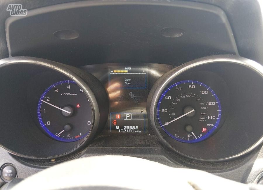 Subaru Outback 2019 in Vilnius, with an engine capacity of 2.50 L and mileage of 164 thousand km for 8999 €, photo 9 on AUTOMOTO.COM.LV