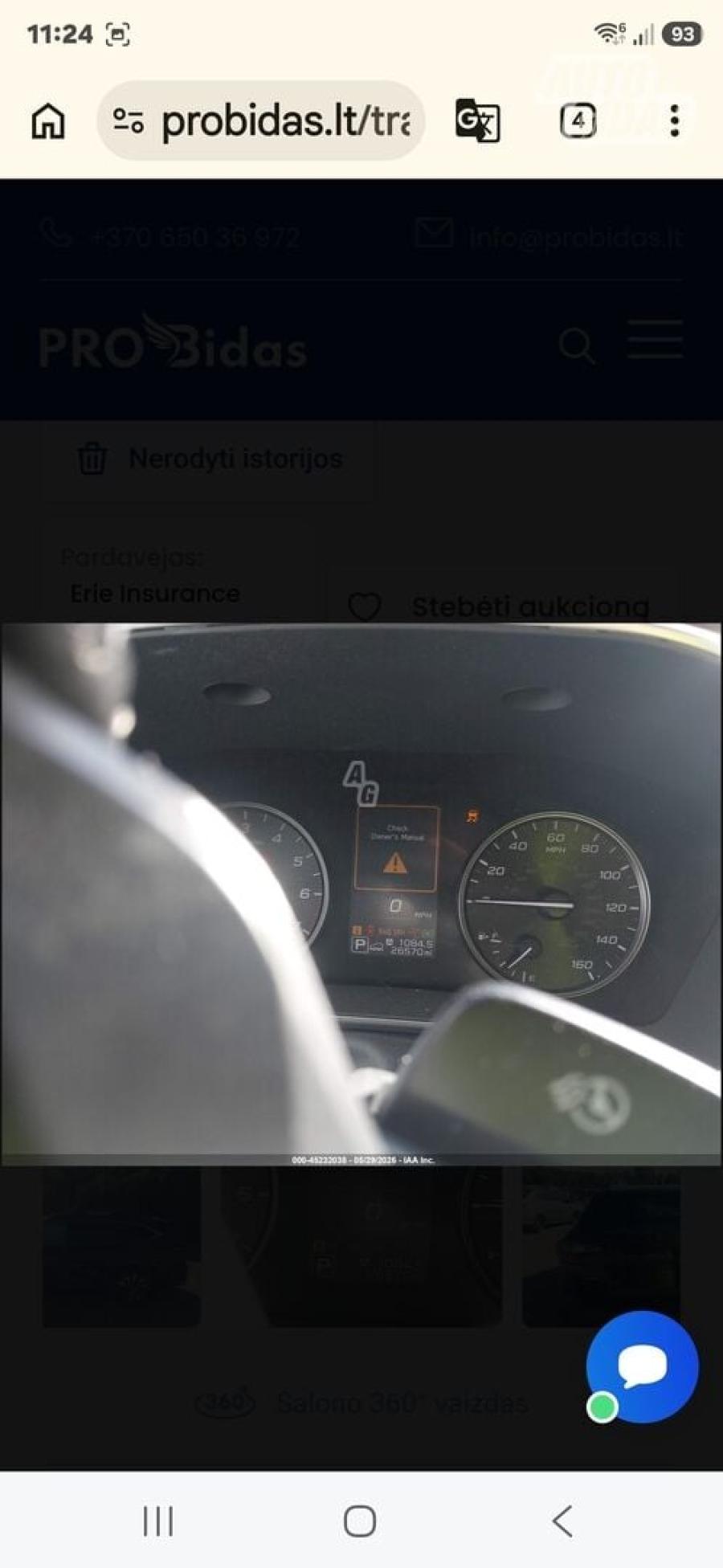 Subaru Outback 2024 in Alytus, with an engine capacity of 2.50 L and mileage of 40 thousand km for 10000 €, photo 8 on AUTOMOTO.COM.LV