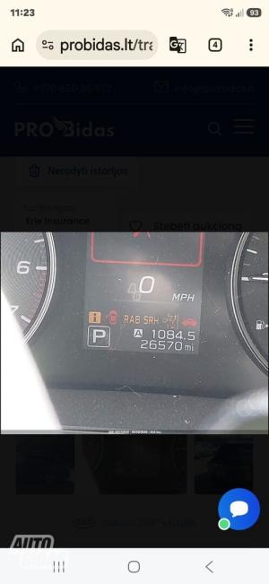 Subaru Outback 2024 in Alytus, with an engine capacity of 2.50 L and mileage of 40 thousand km for 10000 €, photo 15 on AUTOMOTO.COM.LV