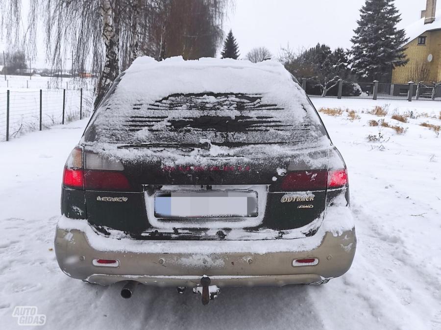 Zaļš Subaru Outback 1999 Raseiniai, ar dzinēja tilpumu 2.50 L un nobraukumu 300 tūkst. km par 999 €, foto 5 vietnē AUTOMOTO.COM.LV