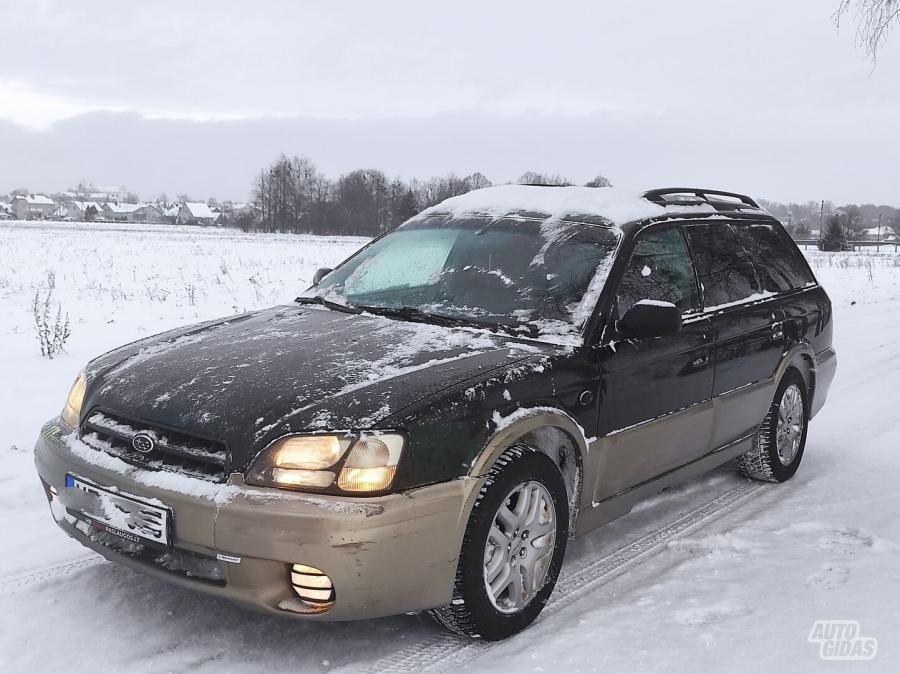 Zaļš Subaru Outback 1999 Raseiniai, ar dzinēja tilpumu 2.50 L un nobraukumu 300 tūkst. km par 999 €, foto 7 vietnē AUTOMOTO.COM.LV