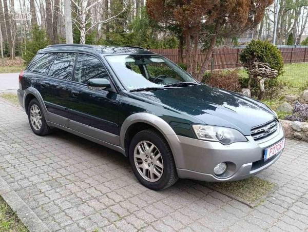 Zaļš Subaru Outback 2004 Šilutė, ar dzinēja tilpumu 2.50 L un nobraukumu 357 tūkst. km par 3300 €, foto 3 vietnē AUTOMOTO.COM.LV