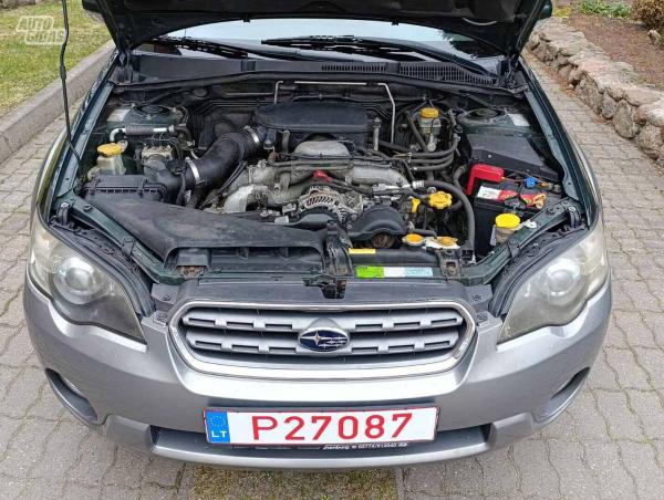 Zaļš Subaru Outback 2004 Šilutė, ar dzinēja tilpumu 2.50 L un nobraukumu 357 tūkst. km par 3300 €, foto 10 vietnē AUTOMOTO.COM.LV