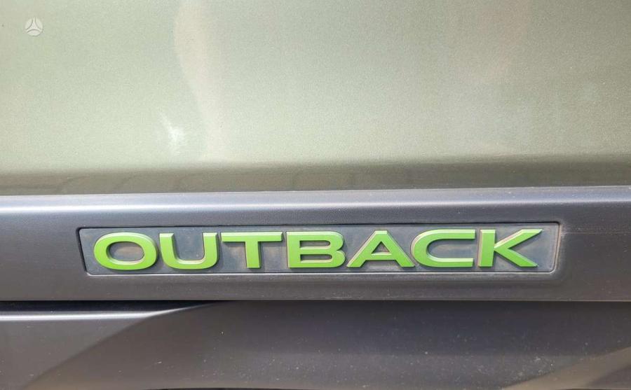 Zaļš Subaru Outback 2019 Panevēža, ar dzinēja tilpumu 2.50 L un nobraukumu 206 tūkst. km par 16600 €, foto 13 vietnē AUTOMOTO.COM.LV