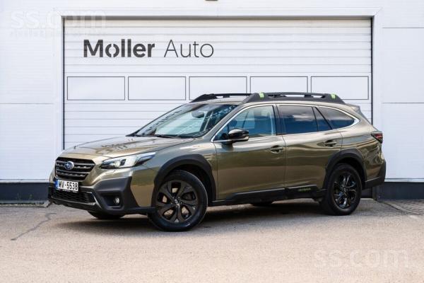 Green Subaru Outback 2021 in Riga, with an engine capacity of 2.50 L and mileage of 136 thousand km for 24950 €, photo 1 on AUTOMOTO.COM.LV