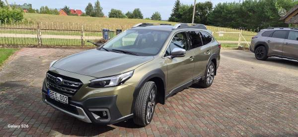 Green Subaru Outback 2024 in Vilnius, with an engine capacity of 2.50 L and mileage of 42 thousand km for 31000 €, photo 4 on AUTOMOTO.COM.LV