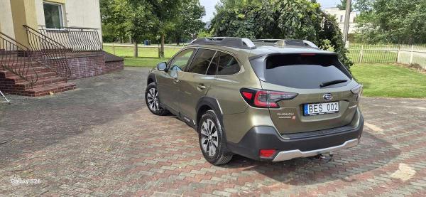 Green Subaru Outback 2024 in Vilnius, with an engine capacity of 2.50 L and mileage of 42 thousand km for 31000 €, photo 6 on AUTOMOTO.COM.LV