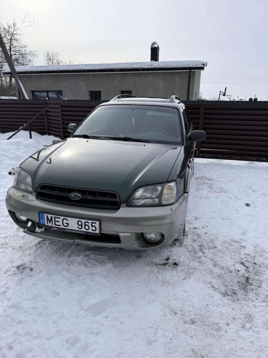 Zaļš Subaru Outback 1999 Kėdainiai, ar dzinēja tilpumu 2.46 L un nobraukumu 303 tūkst. km par 1100 €, foto 2 vietnē AUTOMOTO.COM.LV