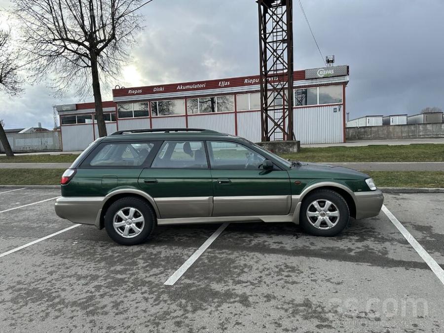 Zaļš Subaru Outback 2000 Rīga, ar dzinēja tilpumu 2.50 L un nobraukumu 168 tūkst. km par 2500 €, foto 6 vietnē AUTOMOTO.COM.LV