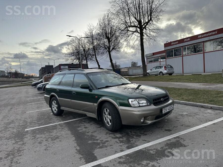 Zaļš Subaru Outback 2000 Rīga, ar dzinēja tilpumu 2.50 L un nobraukumu 168 tūkst. km par 2500 €, foto 7 vietnē AUTOMOTO.COM.LV