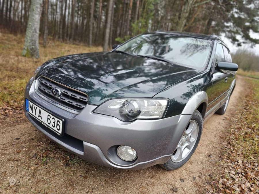 Zaļš Subaru Outback 2004 Utena, ar dzinēja tilpumu 2.50 L un nobraukumu 280 tūkst. km par 1650 €, foto 4 vietnē AUTOMOTO.COM.LV