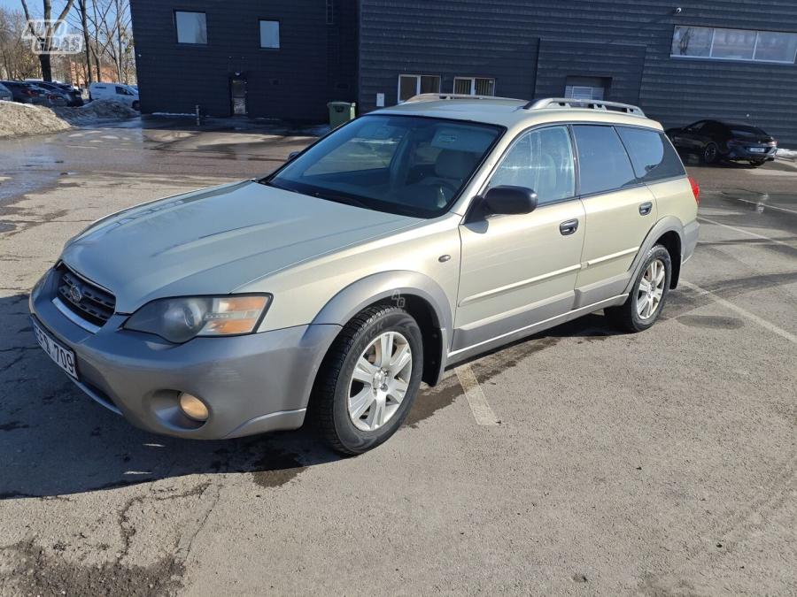 Green Subaru Outback 2005 in Kaunas, with an engine capacity of 2.50 L and mileage of 154 thousand km for 1000 €, photo 3 on AUTOMOTO.COM.LV