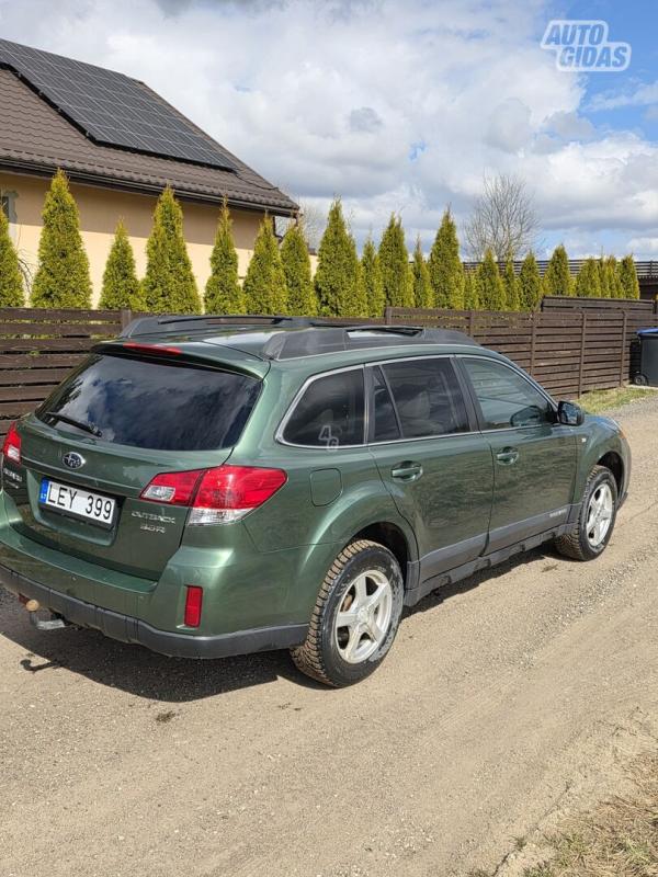 Zaļš Subaru Outback 2010 Viļņa, ar dzinēja tilpumu 3.60 L un nobraukumu 230 tūkst. km par 5200 €, foto 6 vietnē AUTOMOTO.COM.LV