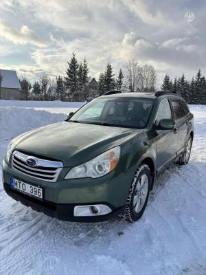 Green Subaru Outback 2013 in Klaipeda, with an engine capacity of 3.63 L and mileage of 199 thousand km for 6900 €, photo  on AUTOMOTO.COM.LV