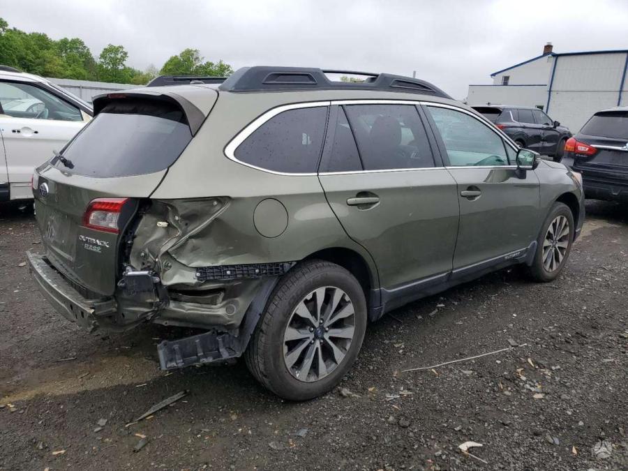 Green Subaru Outback 2015 in Vilnius, with an engine capacity of 2.50 L and mileage of 191 thousand km for 8700 €, photo 3 on AUTOMOTO.COM.LV