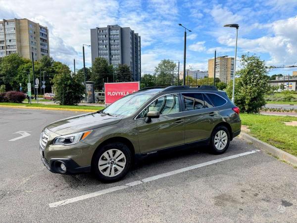 Zaļš Subaru Outback 2016 Viļņa, ar dzinēja tilpumu 2.46 L un nobraukumu 210 tūkst. km par 12600 €, foto 7 vietnē AUTOMOTO.COM.LV