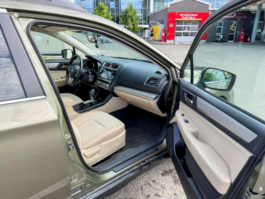 Zaļš Subaru Outback 2016 Viļņa, ar dzinēja tilpumu 2.46 L un nobraukumu 210 tūkst. km par 12600 €, foto 14 vietnē AUTOMOTO.COM.LV