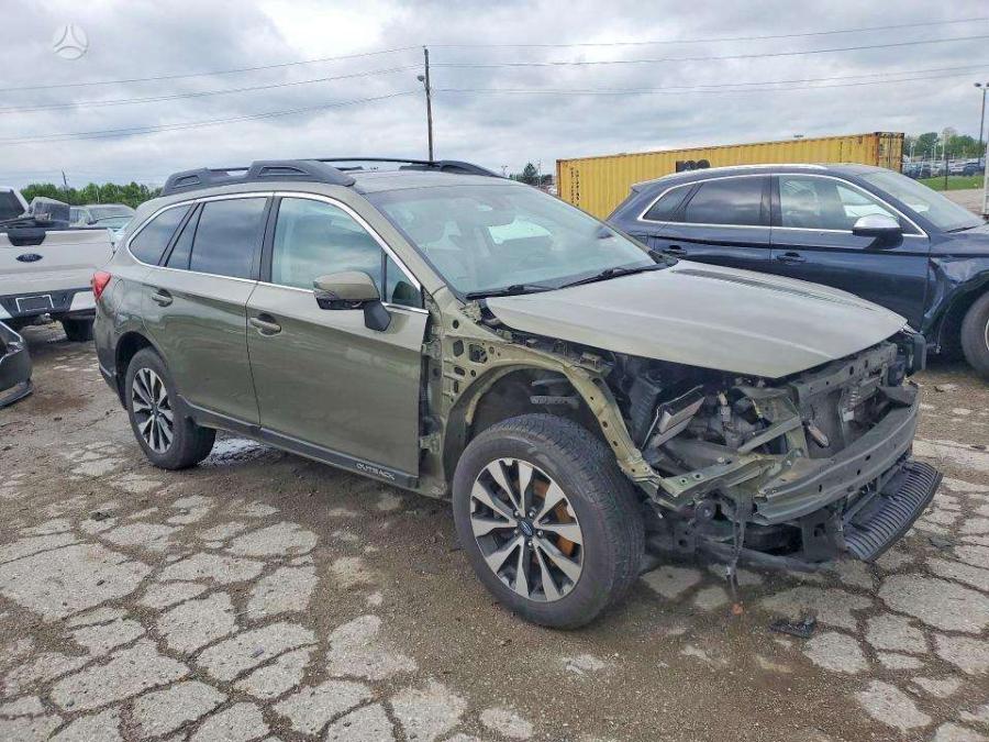 Зеленый Субару Аутбек 2017 в Алитус, объемом двигателя 3.60 л и пробегом 188 тыс. км за 6600 €, фото 9 на AUTOMOTO.COM.LV