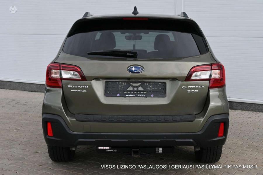 Green Subaru Outback 2018 in Kretinga, with an engine capacity of 3.63 L and mileage of 139 thousand km for 18250 €, photo 10 on AUTOMOTO.COM.LV