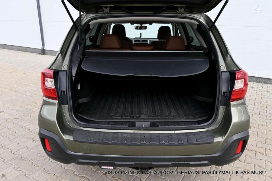 Green Subaru Outback 2018 in Kretinga, with an engine capacity of 3.63 L and mileage of 139 thousand km for 18250 €, photo 14 on AUTOMOTO.COM.LV