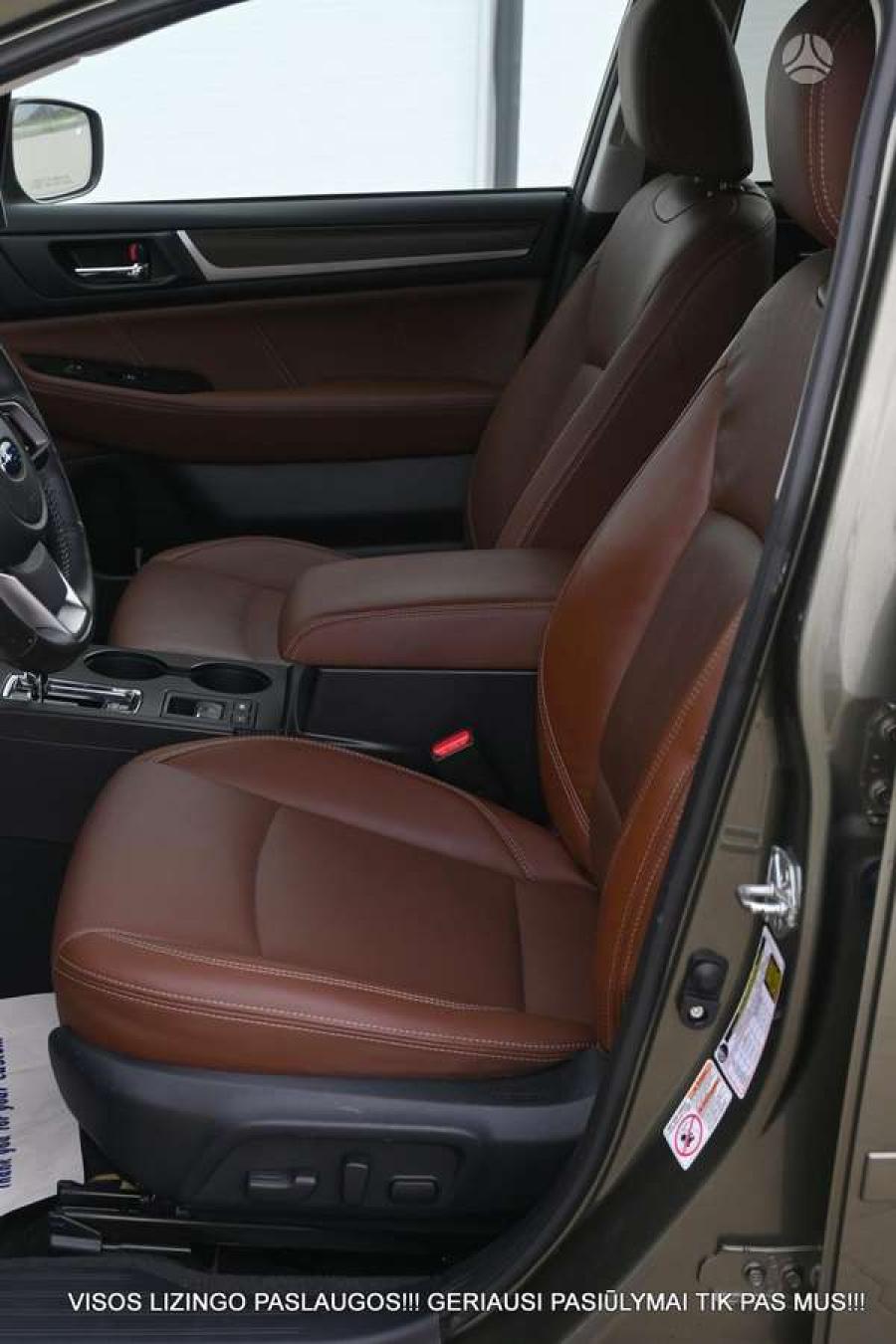 Green Subaru Outback 2018 in Kretinga, with an engine capacity of 3.63 L and mileage of 139 thousand km for 18250 €, photo 21 on AUTOMOTO.COM.LV