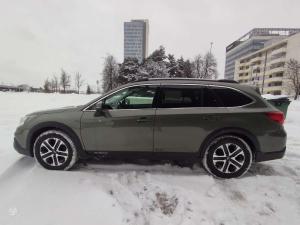 Green Subaru Outback 2019 in Vilnius, with an engine capacity of 2.50 L and mileage of 106 thousand km for 18500 €, photo 4 on AUTOMOTO.COM.LV
