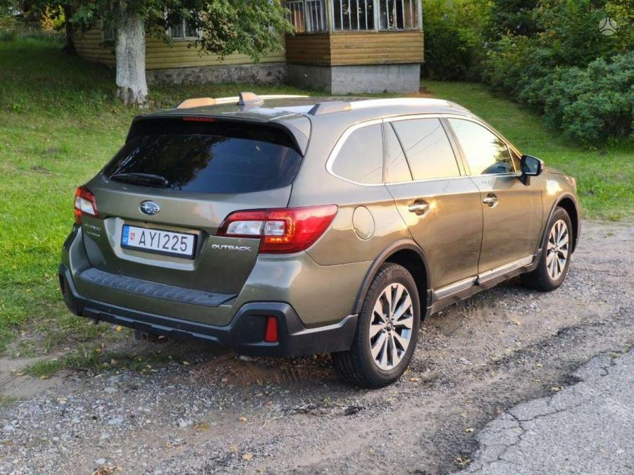 Zaļš Subaru Outback 2019 Druskininkai, ar dzinēja tilpumu 3.60 L un nobraukumu 190 tūkst. km par 16300 €, foto 4 vietnē AUTOMOTO.COM.LV