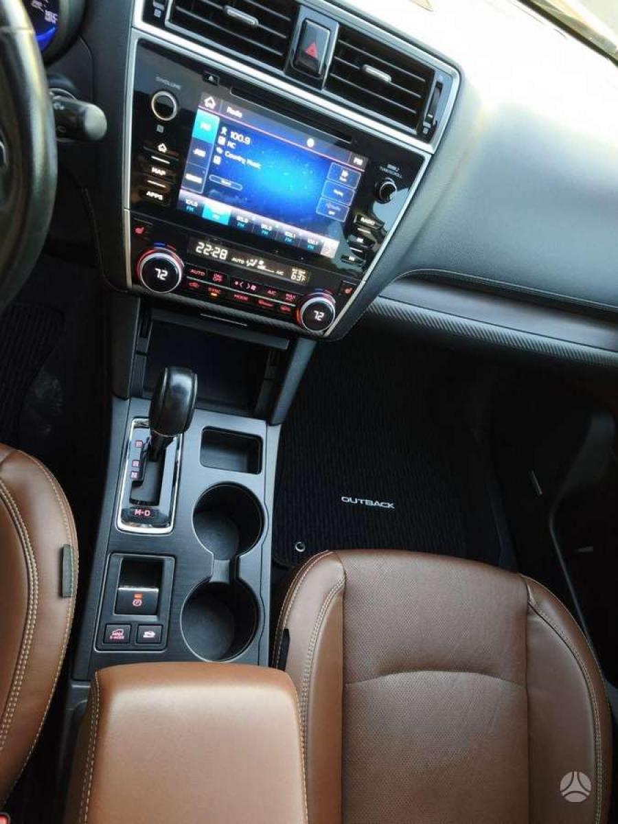 Zaļš Subaru Outback 2019 Druskininkai, ar dzinēja tilpumu 3.60 L un nobraukumu 190 tūkst. km par 16300 €, foto 11 vietnē AUTOMOTO.COM.LV